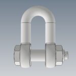 JIS B 2801 SBシャックル 等級Mの2D,3D CADデータ | cad blocks studio jp